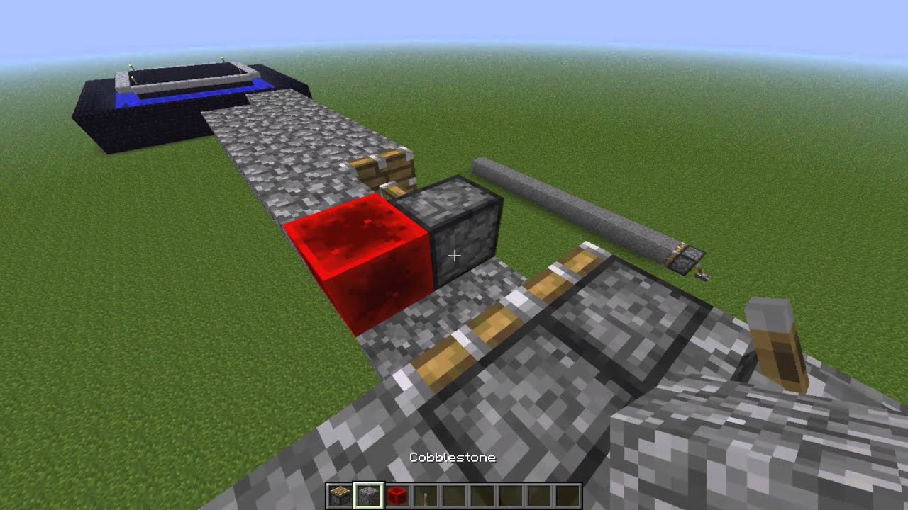 Minecraft Infinity Piston Bridge Tutorial Commentary Youtube