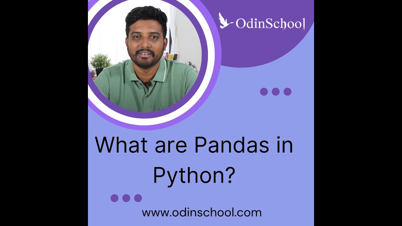 Pandas In Python Youtube
