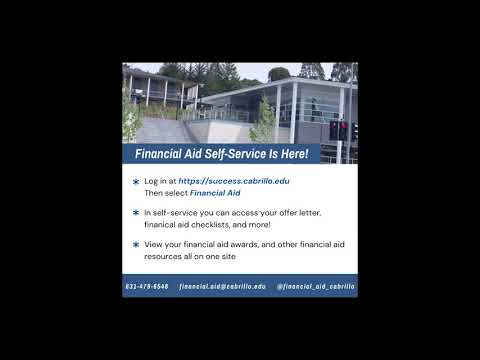 Financial Aid Self Service Walkthrough Youtube