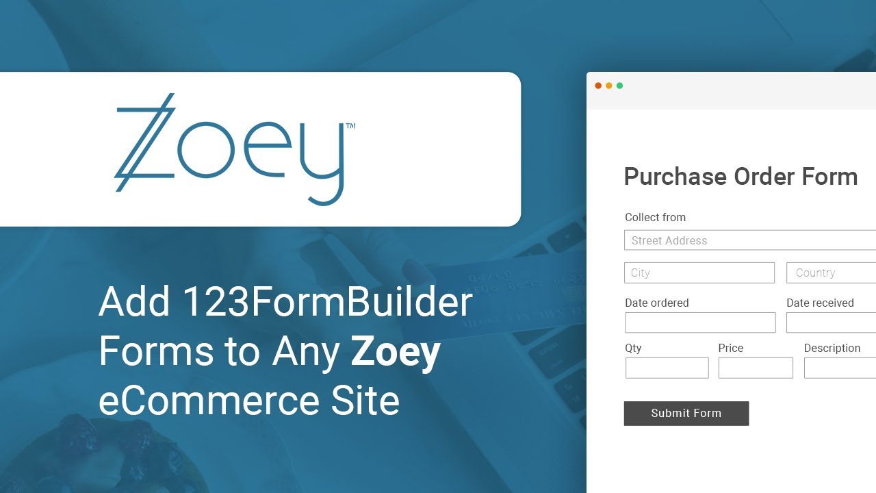 Adding 123formbuilder Web Forms To Zoey Youtube