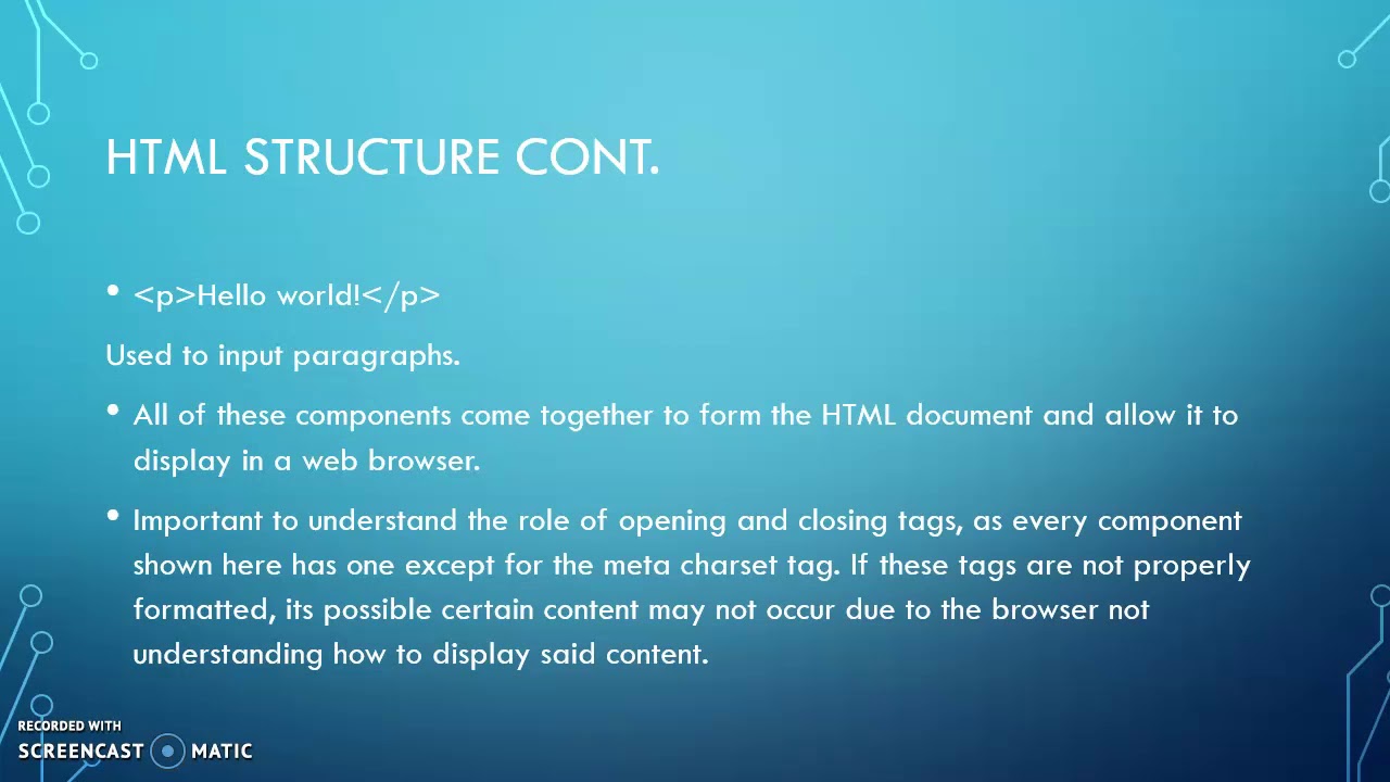 Web 110 Final Project Youtube