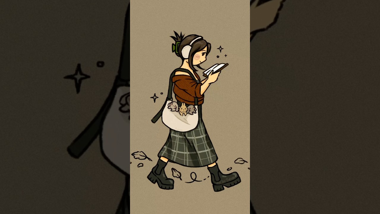 Otw To The Bookstore рџ љ Cozyart Artprocess Illustration Youtube