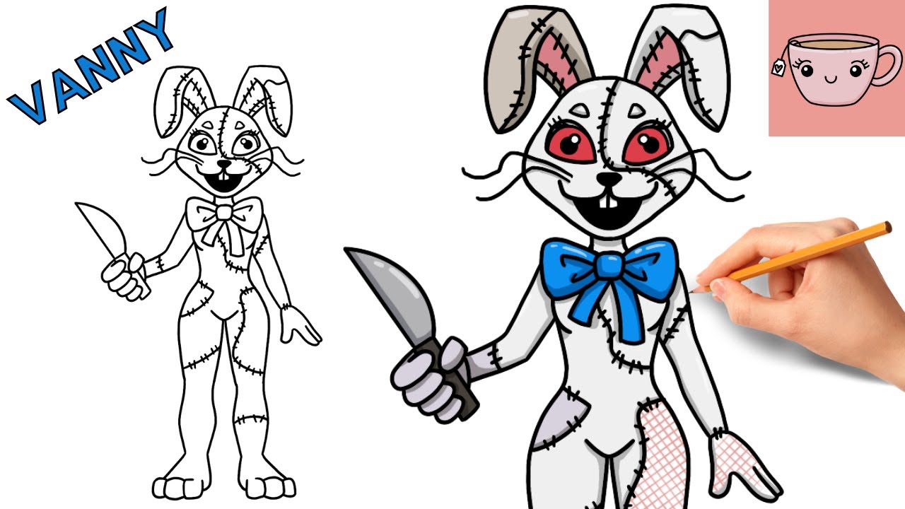 How To Draw Vanny Five Nights At Freddy S Security Breach Fnaf