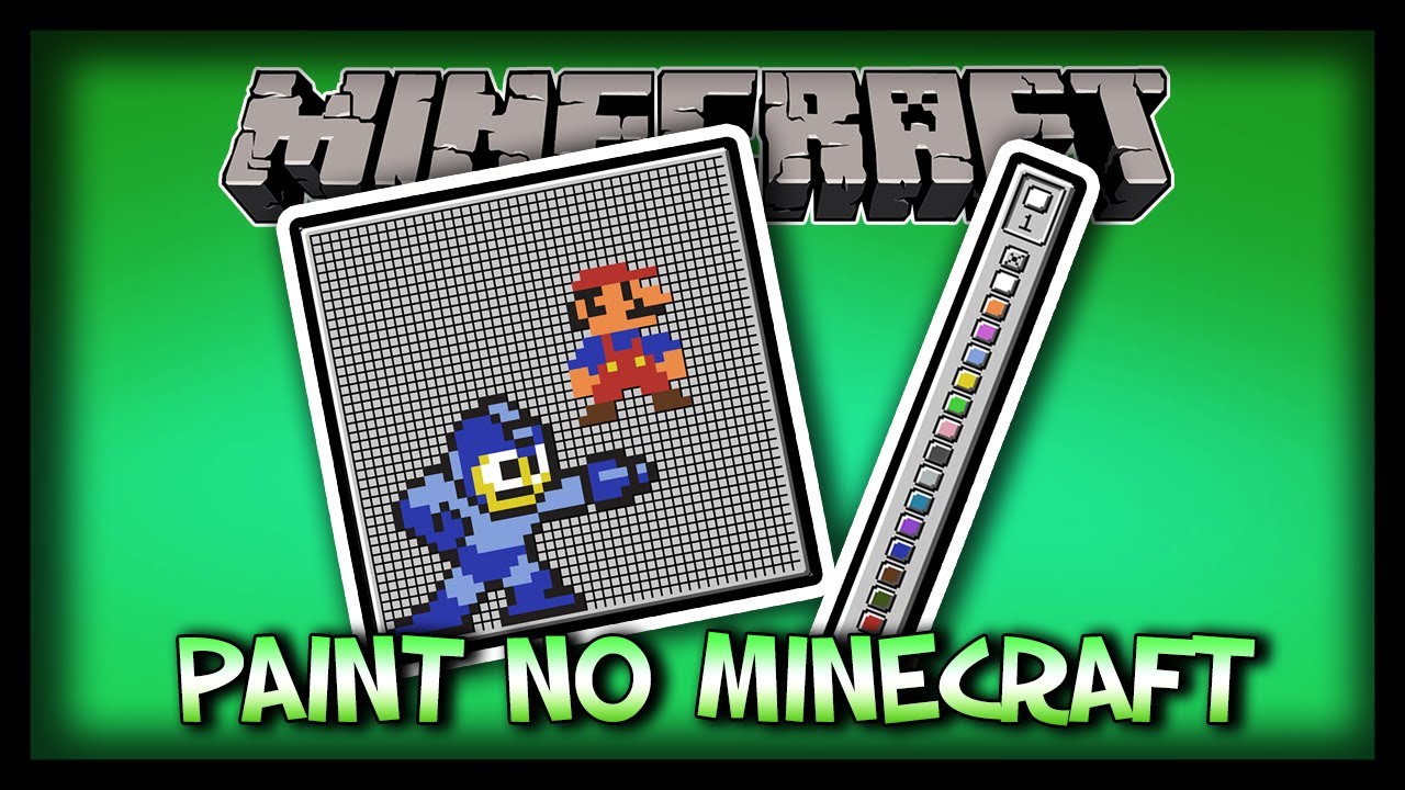 Paint No Minecraft Printerblock Mod Youtube