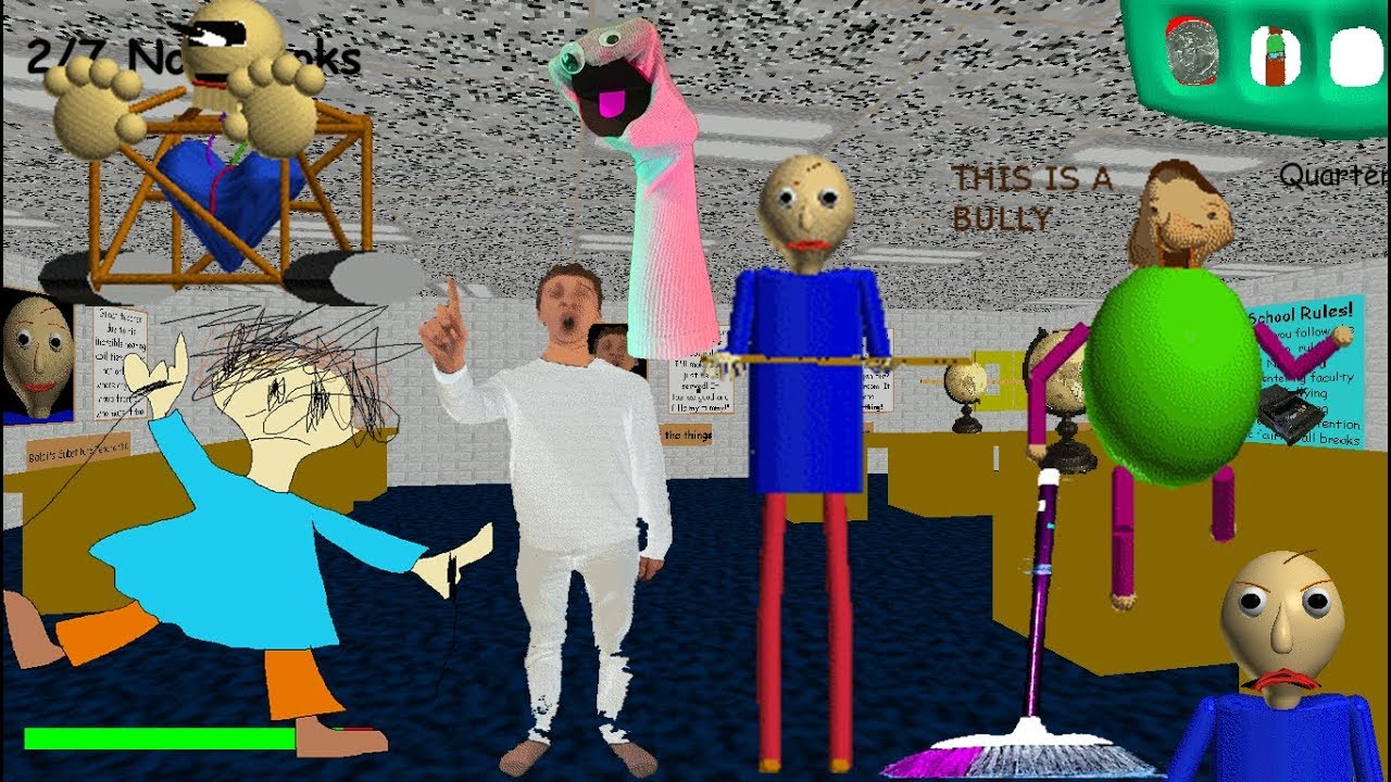 Baldi S Substitute Teacher V3 0 Pre Release 1 Baldi Mod Youtube