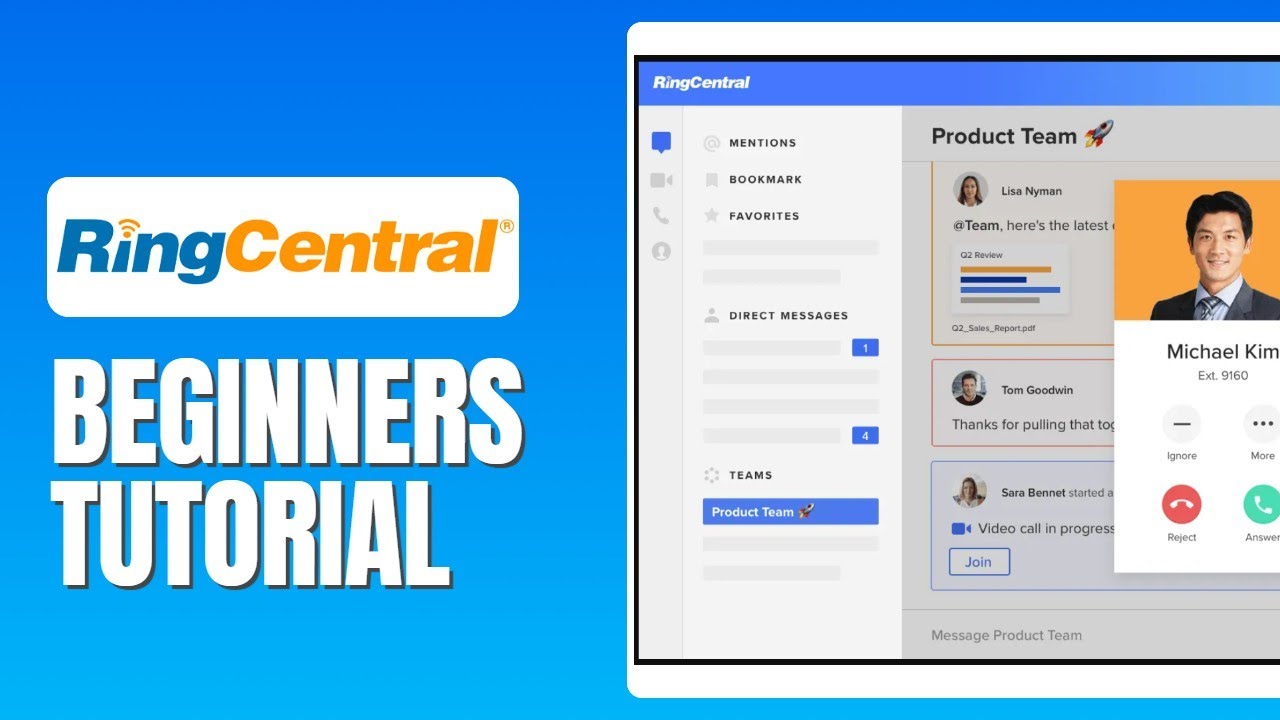 Ringcentral Tutorial For Beginners How To Use Ringcentral Youtube