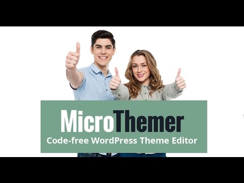 Microthemer Introduction Youtube