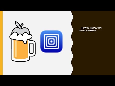 1 How To Install Utm Using Homebrew Youtube