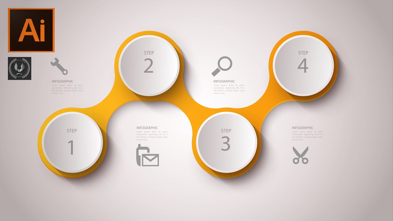 Infographic Tutorial Illustrator Basico El Paso