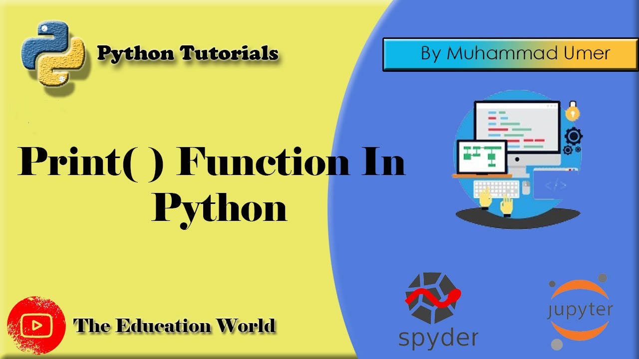 Print Function In Python Youtube