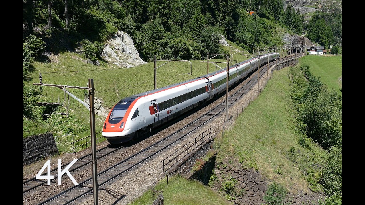 4k Passenger Trains Galore Youtube