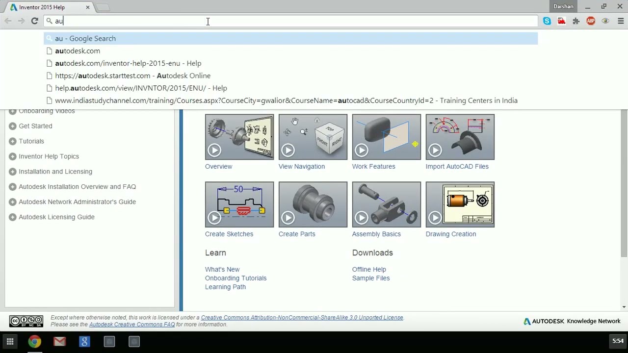 How To Download Use Autodesk Inventor 2015 Offline Help 01 Youtube