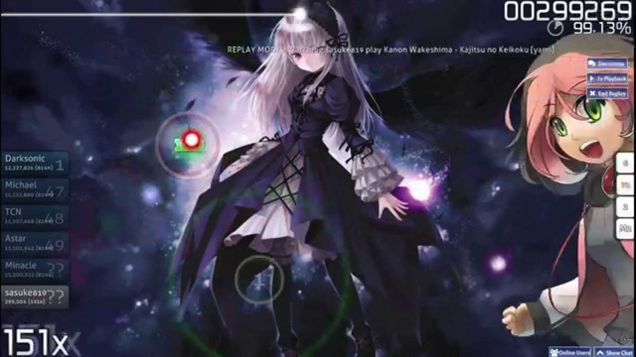 Osu Kanon Wakeshima Kajitsu No Keikoku Yami Youtube