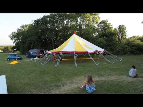 Circus Pazaz Tent Build Up Youtube