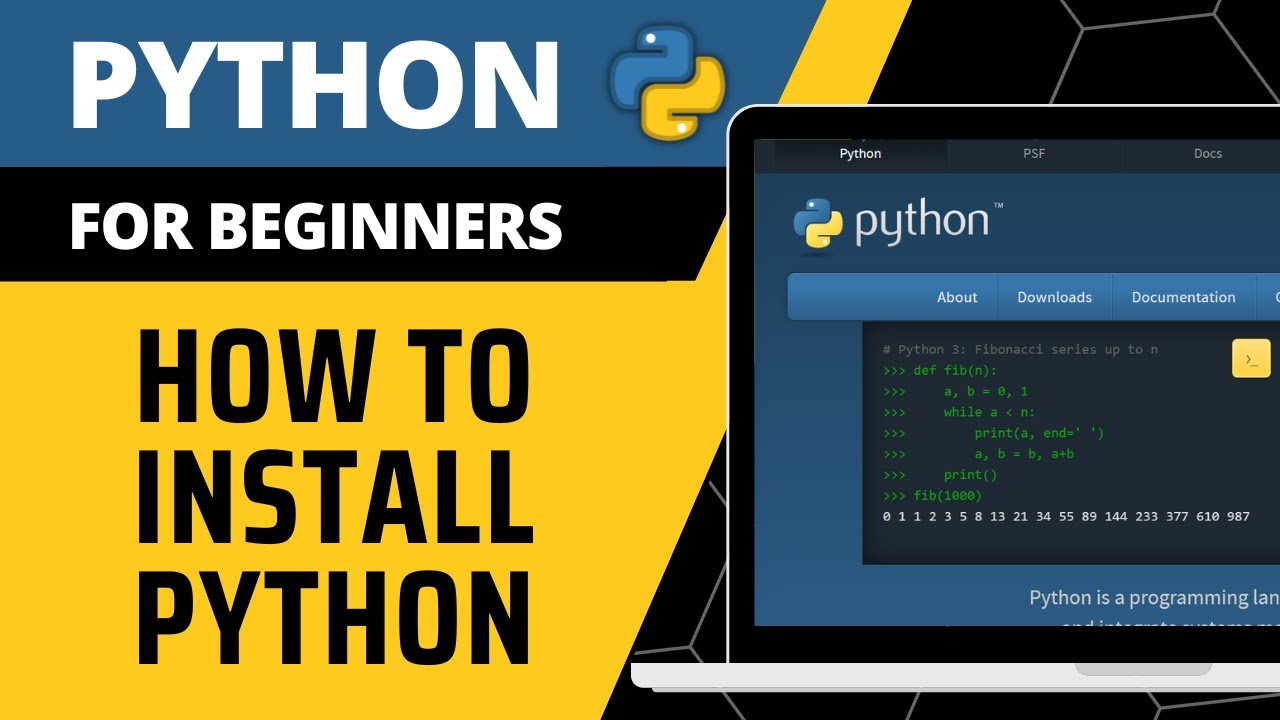 Python For Beginners How To Install Python On Your Computer Youtube