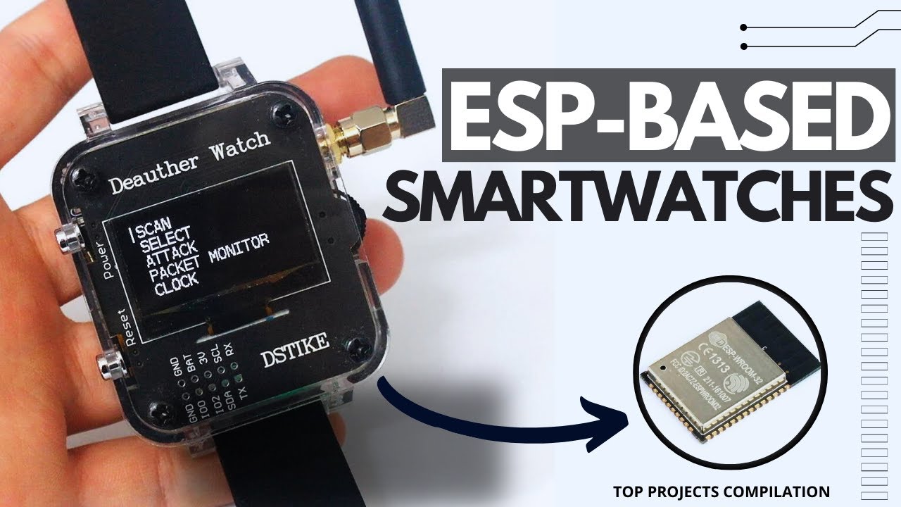 8 Brilliant Esp32 Smartwatch Projects For 2024 Youtube