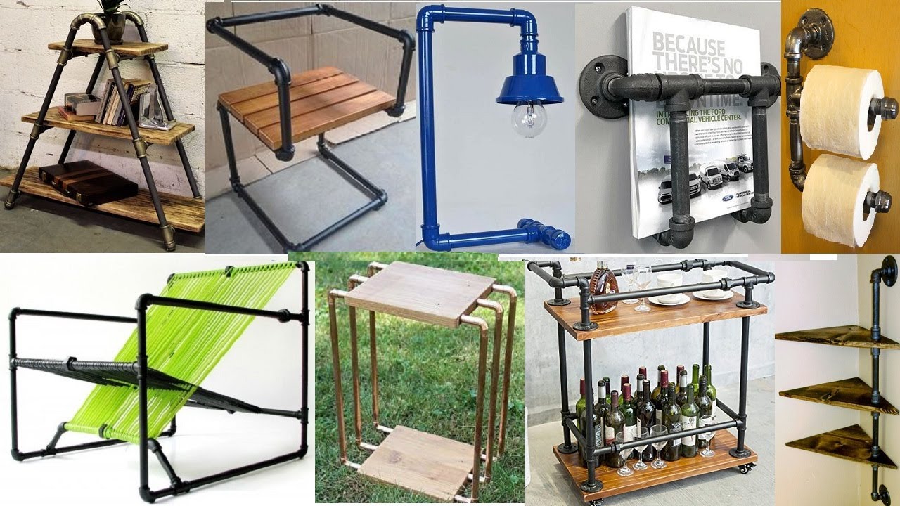 Diy Pipe Furniture Designs Diy Pipe Shelves Stylish Affordable And
