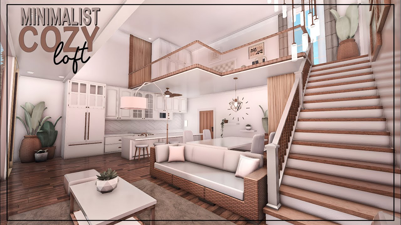 Bloxburg Minimalist Cozy Loft House Build рџєґ Youtube