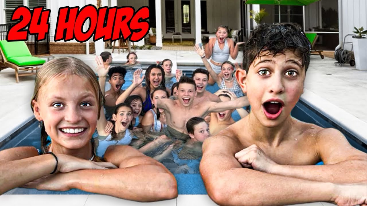 Last To Leave To Pool Wins W The Ninja Fam Youtube