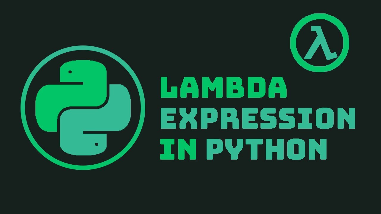 Lambda Expressions Python Youtube