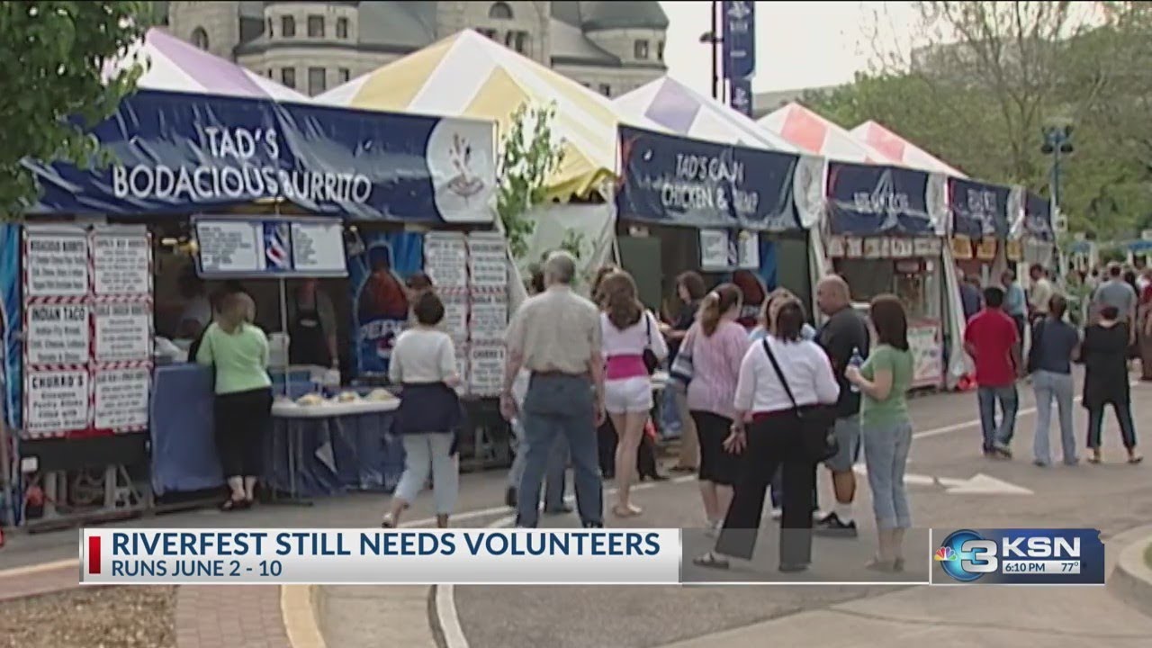 Wichita S Riverfest Needs Volunteers Youtube