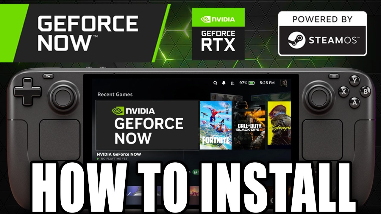 How To Install Native Geforce Now Official Steam Deck Steamos