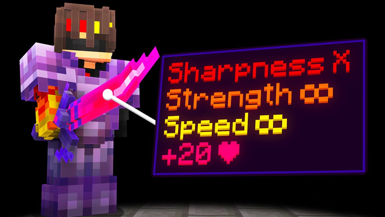 I Collected Minecraft S Strongest Weapons Youtube