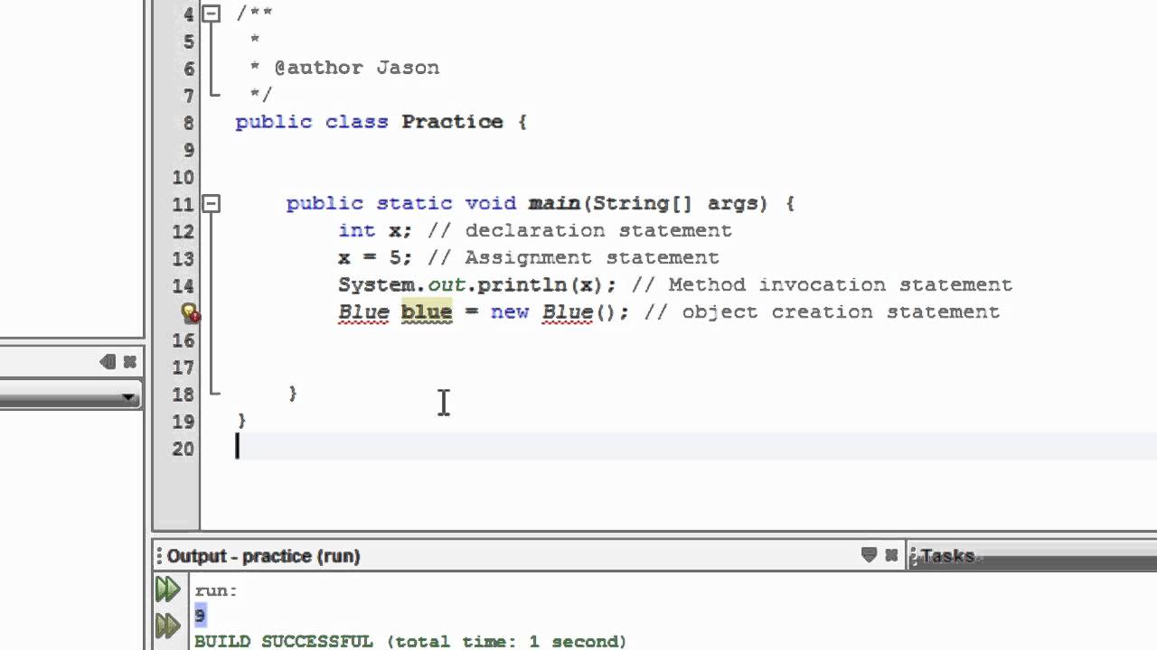 Java Tutorial 6 Statements Expressions Blocks Youtube