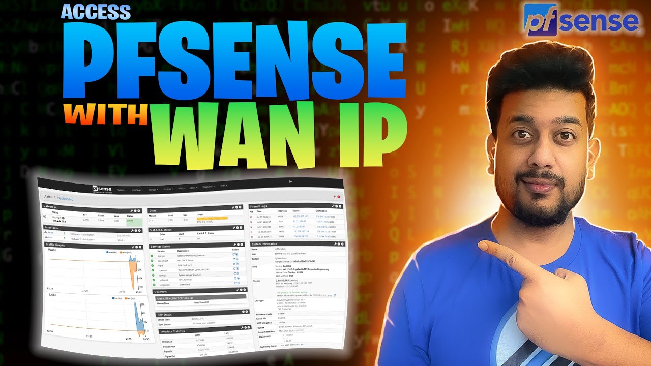 How To Access Pfsense Web Gui From Wan Ip Youtube