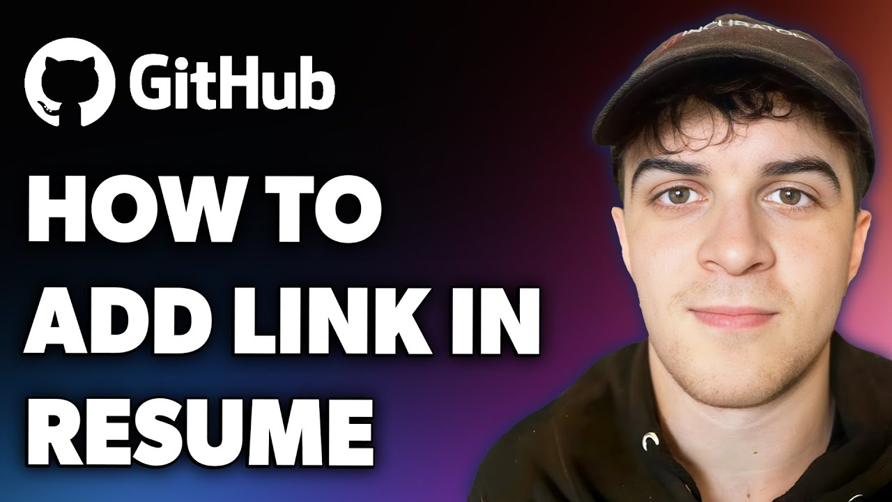 How To Add Github Link In Resume Full 2024 Guide Youtube