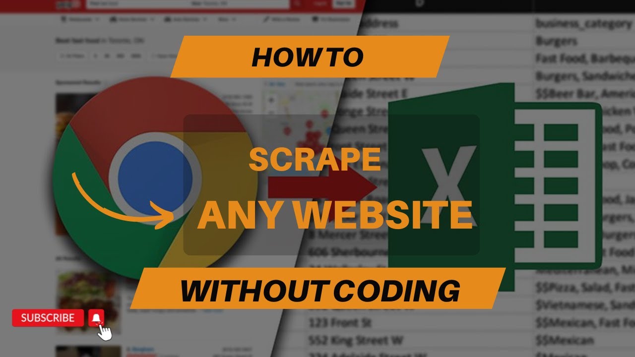 Web Scraping Tutorial Data Scraping From Websites To Excel Scrape