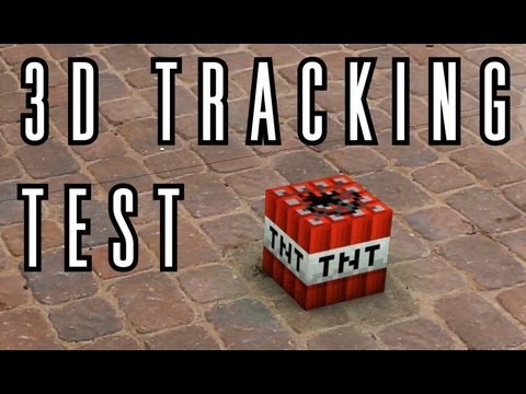 Minecraft 3d Tracking Test Tnt Block Youtube