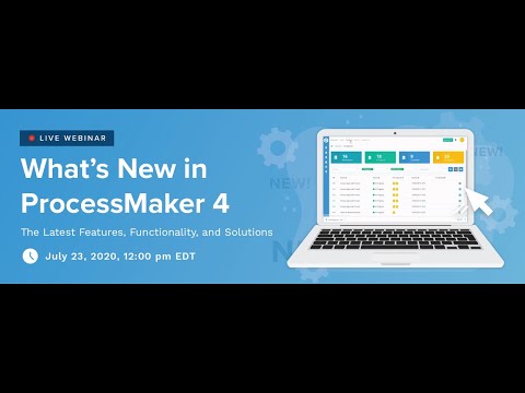 Processmaker 4 Webinar Youtube