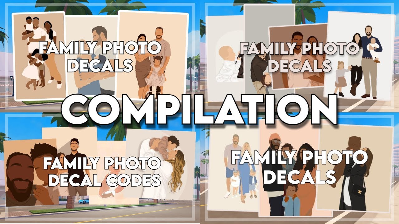 Compilation All Family Photo Decal Codes Roblox Video Youtube