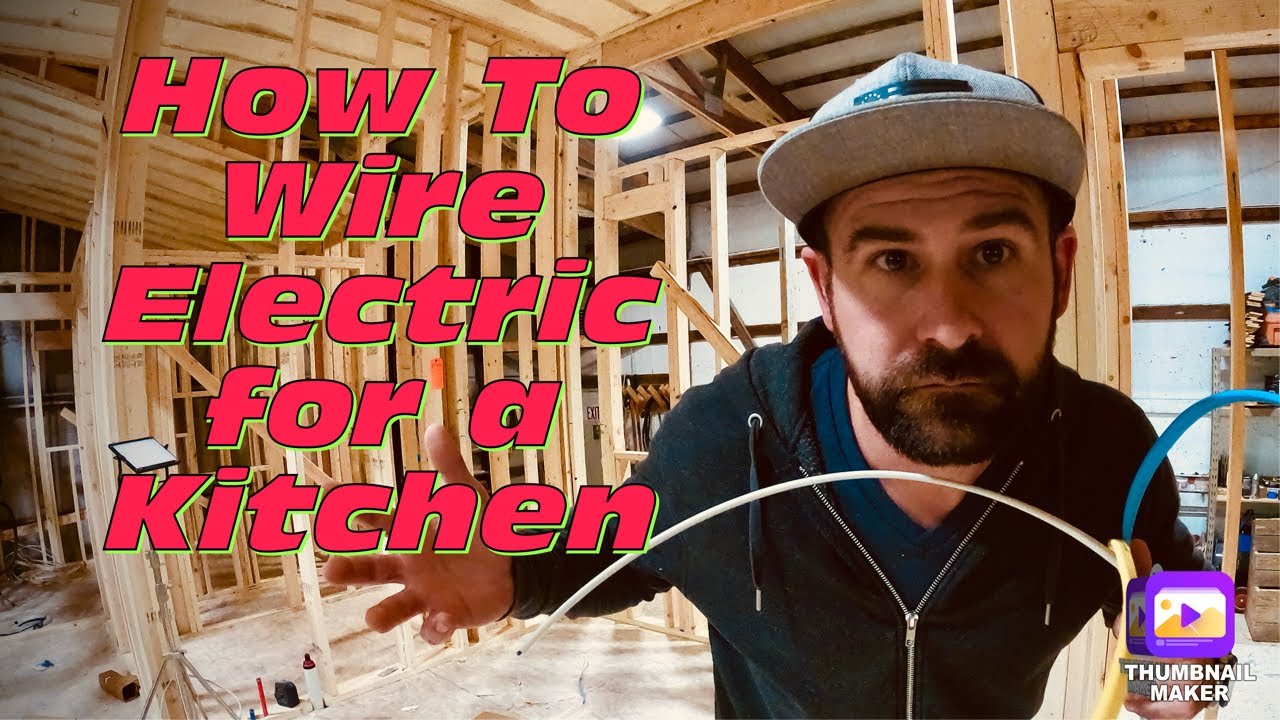 How To Wire Electric For A Kitchen Youtube
