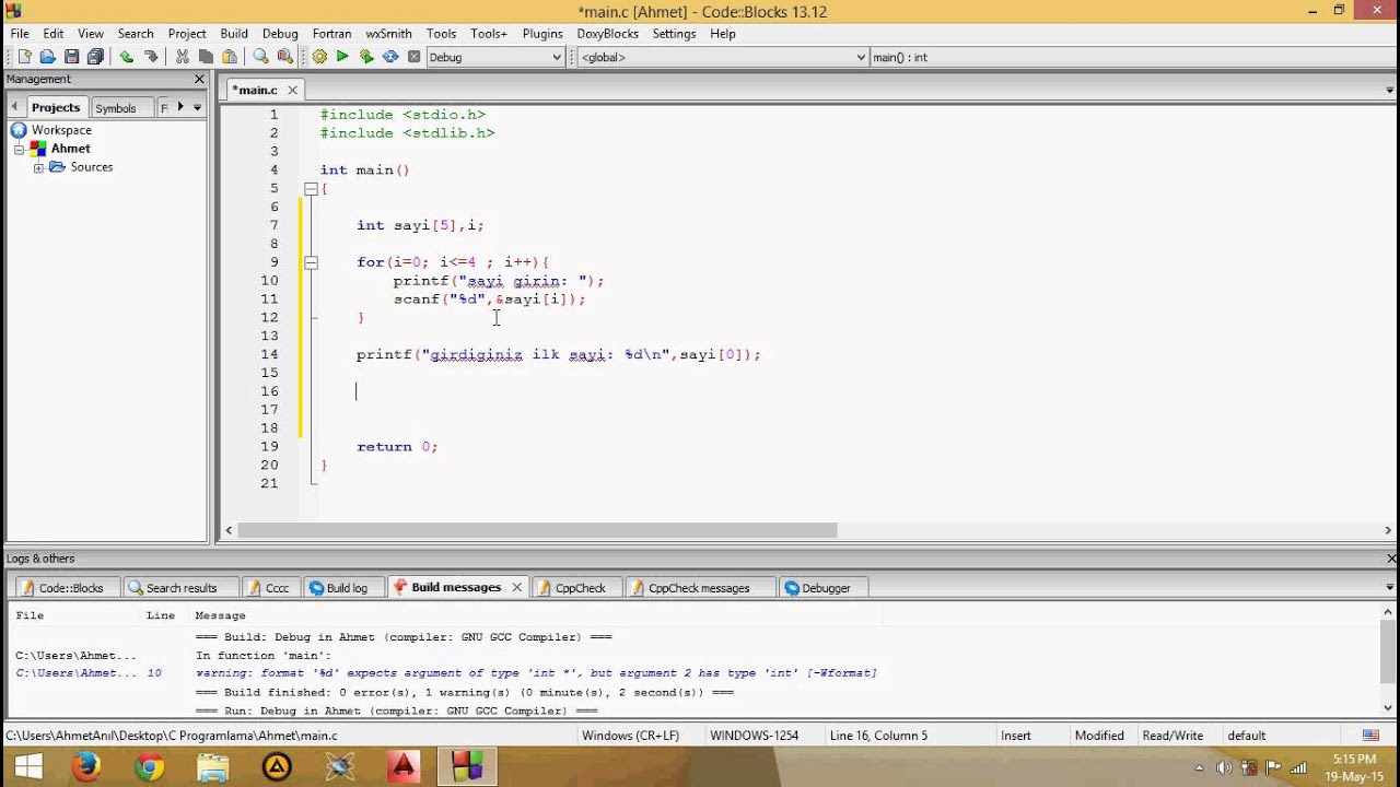 C Programlama Ders 26 Diziler Youtube