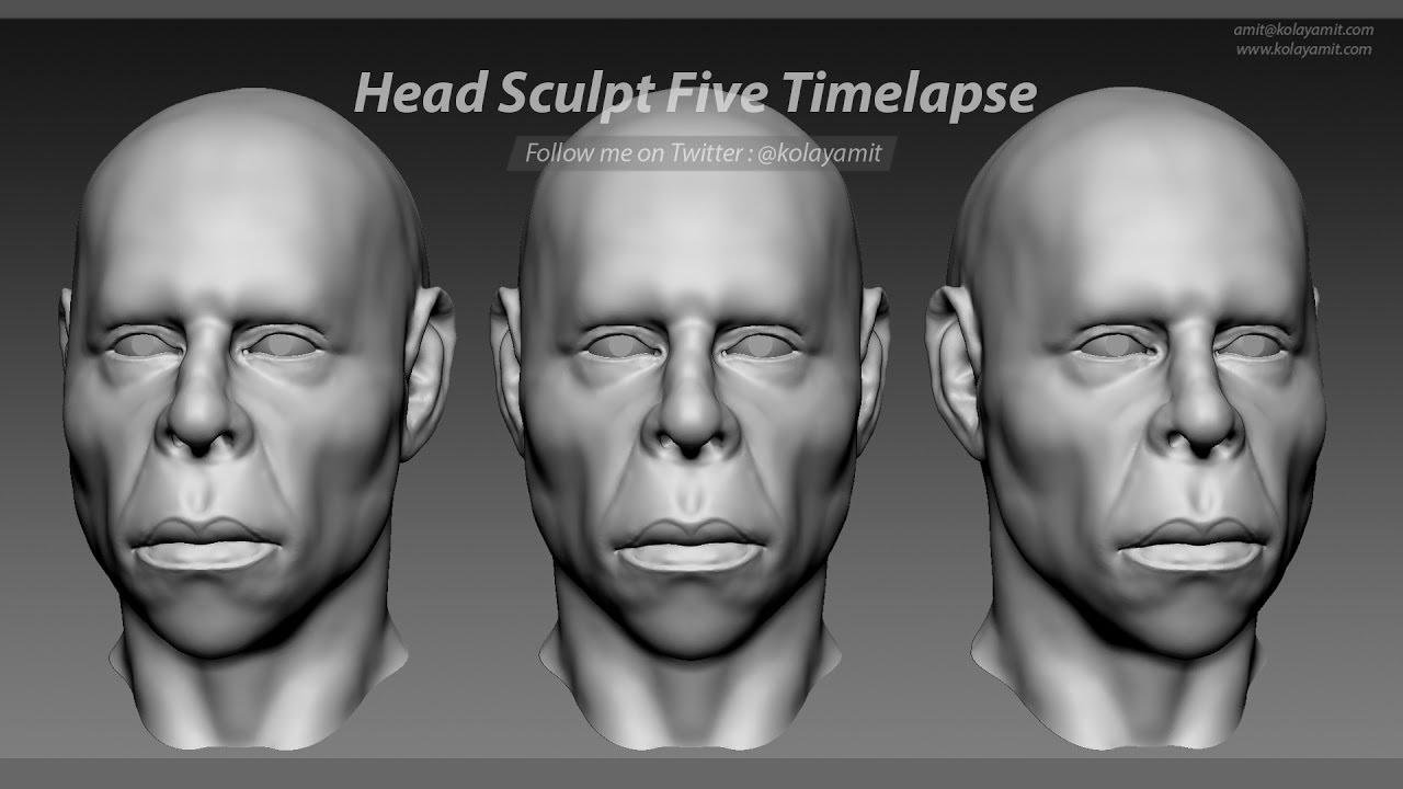 Head Sculpt Five Timelapse Youtube