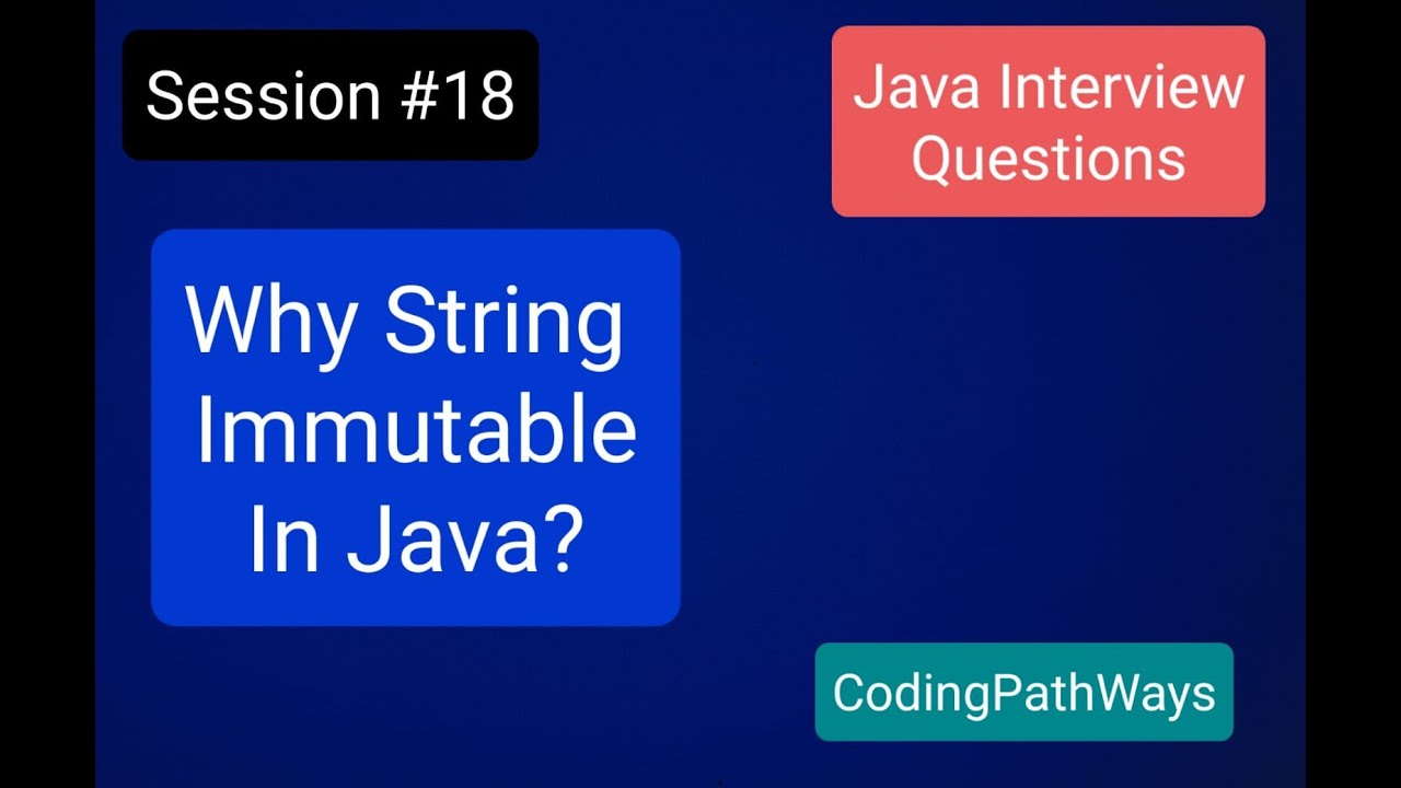 Java Interview Questions 18 Why String Is Immutable In Java