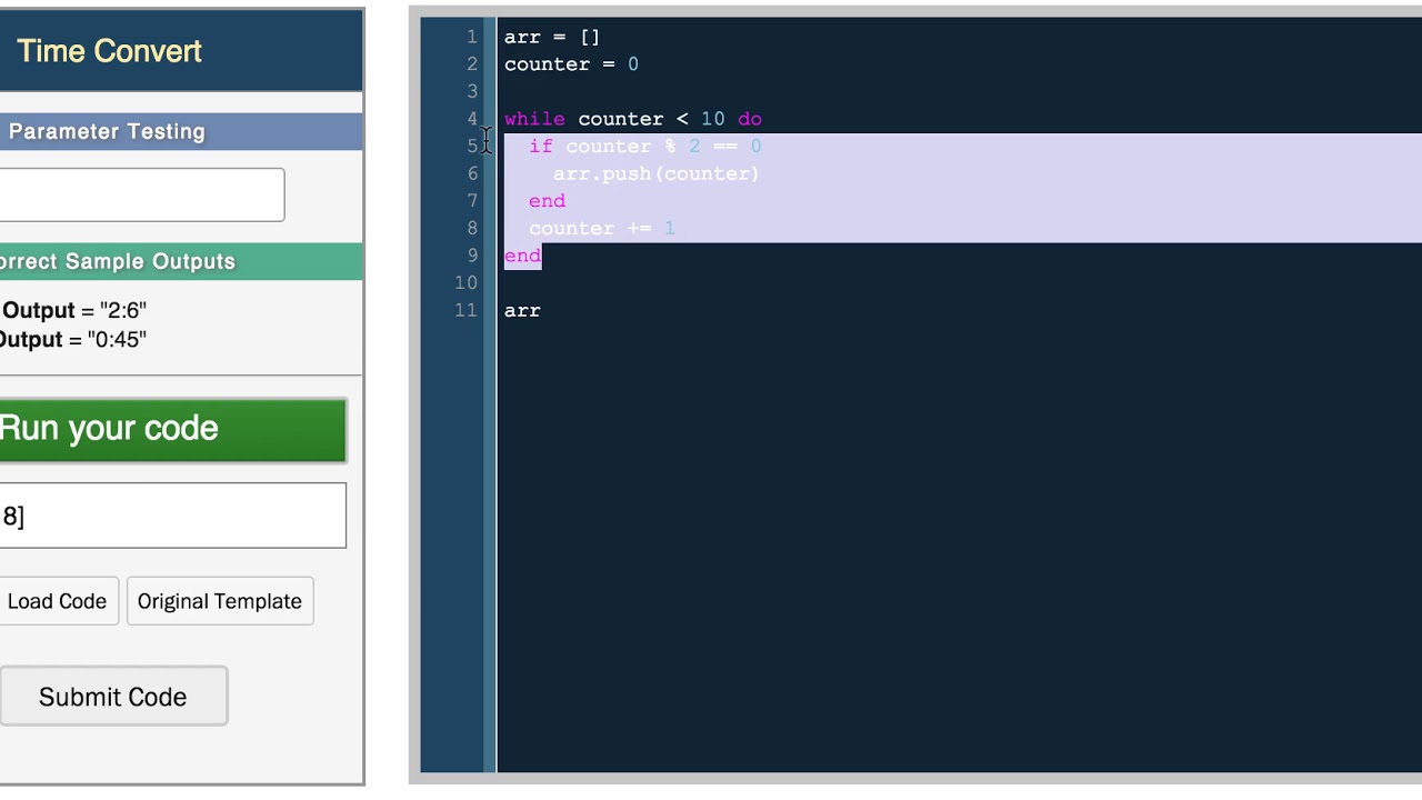 Loops In Ruby Coderbyte Youtube