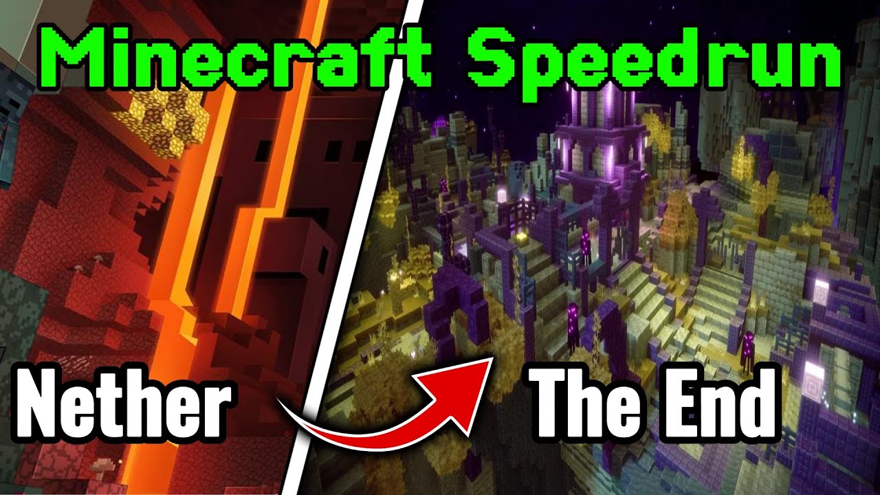 Minecraft Speed Running Starting In Nether Youtube