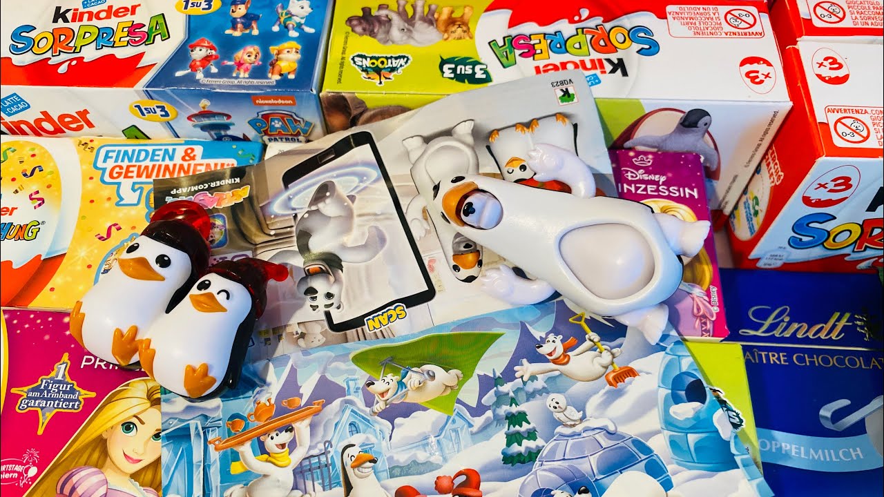 Compilation Kinder Surprise Asmr Unboxing Youtube