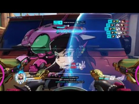 Overwatch Highlight Dva Team Kill Youtube