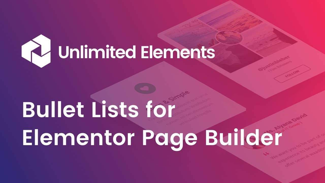 Bullet Lists For Elementor Page Builder Youtube
