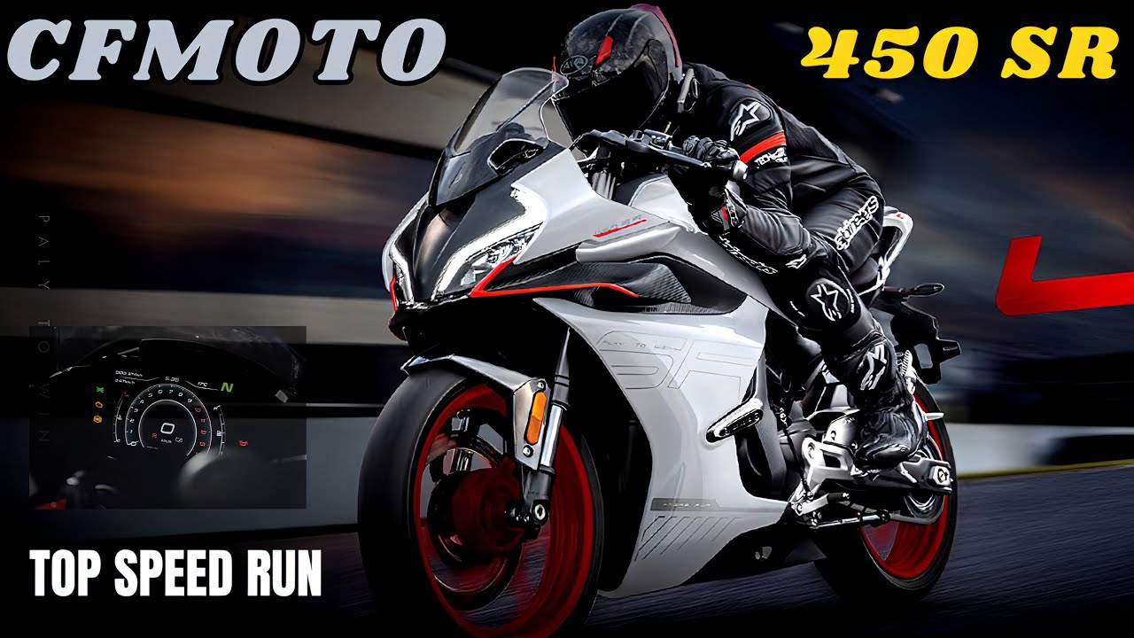 Cf Moto 450sr Acceleration And Top Speed Run Youtube