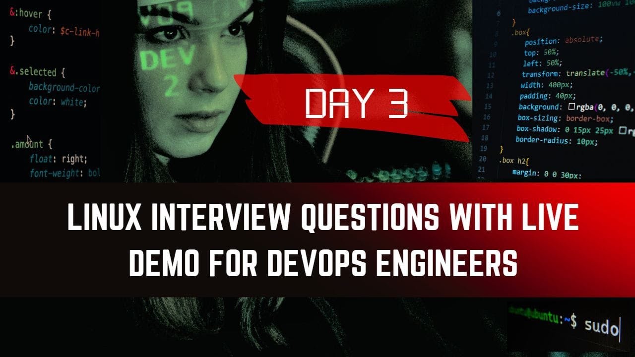Day 3 Mastering Linux Interview Questions With Demo For Devops