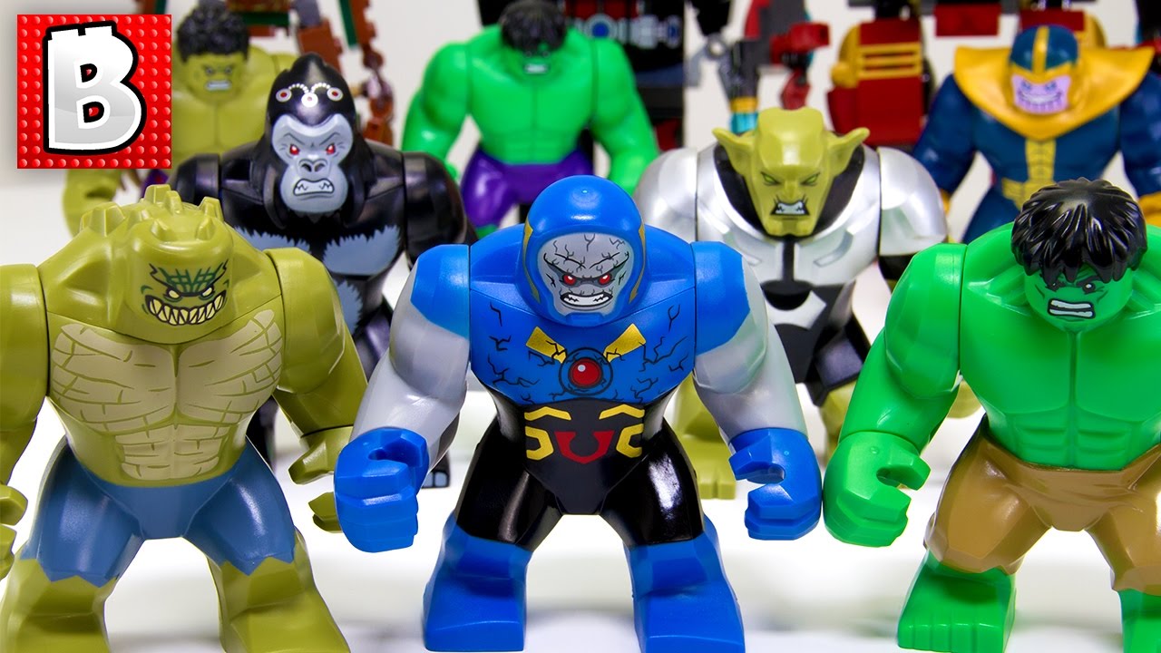 Every Lego Marvel Dc Bigfig Ever Made Rare Original Hulk