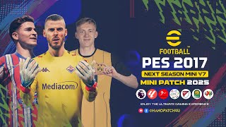Pes 2017 Next Season 2025 Mini Patch V7 Aio Hano Patch 4u Mp3 Music ...