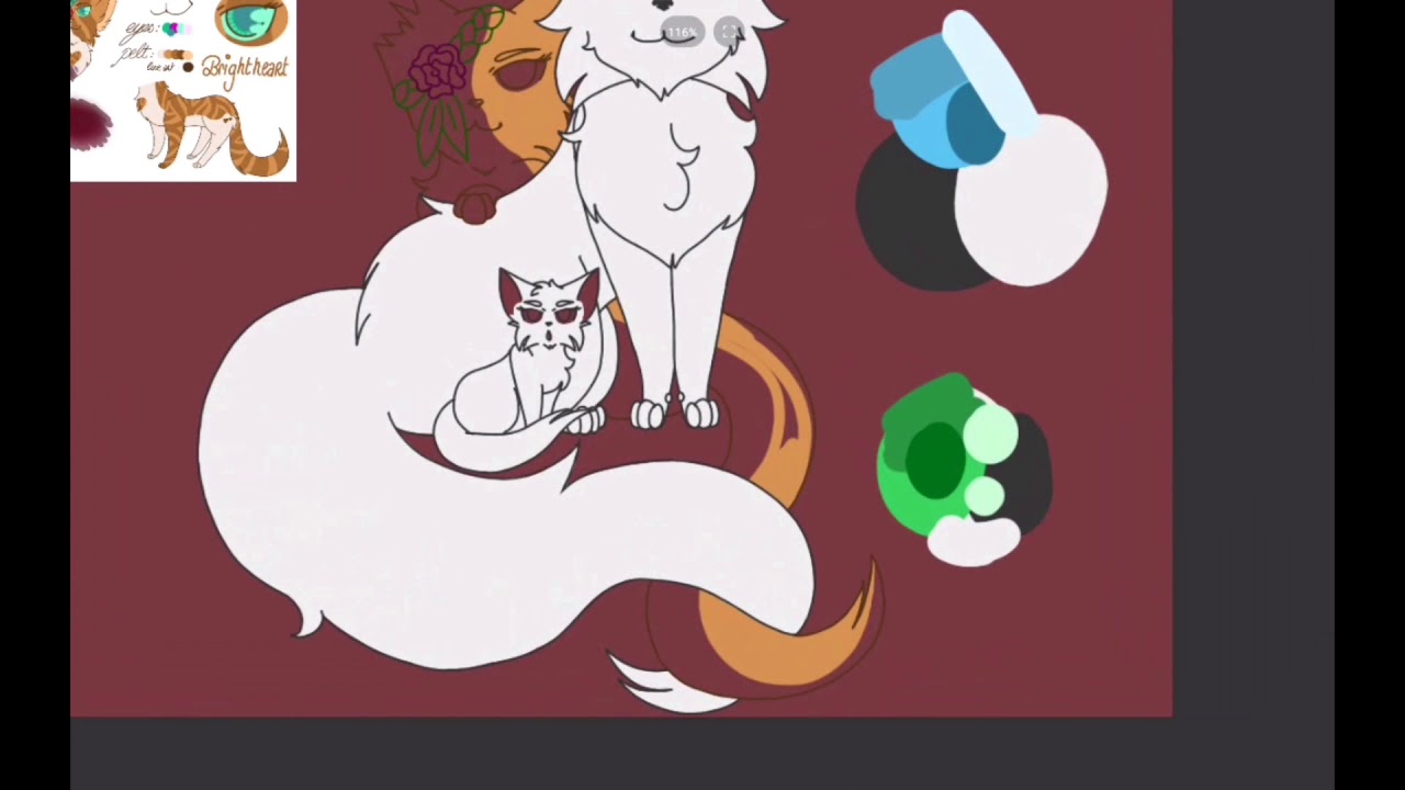 Speedpaint Cloudtail Brightheart And Whitekit Youtube