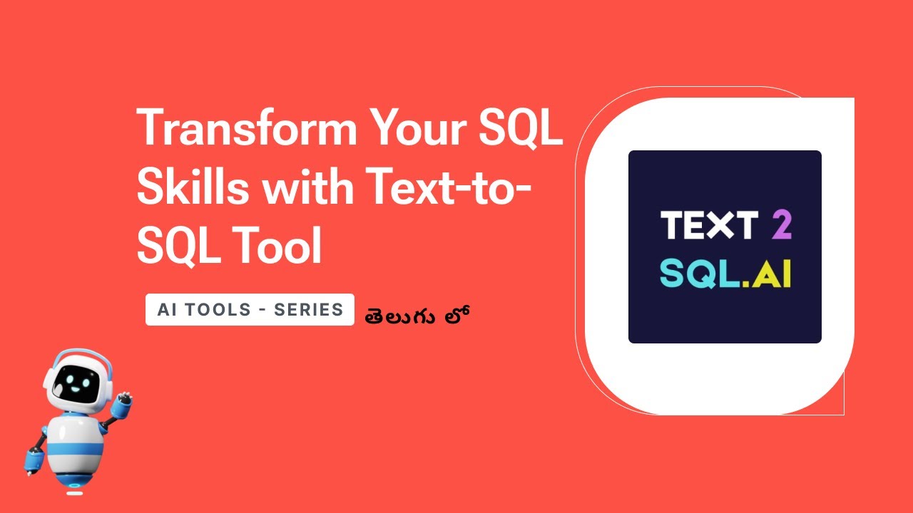 Introducing Text2sql Ai Tool Revolutionizing Sql Queries For Everyone