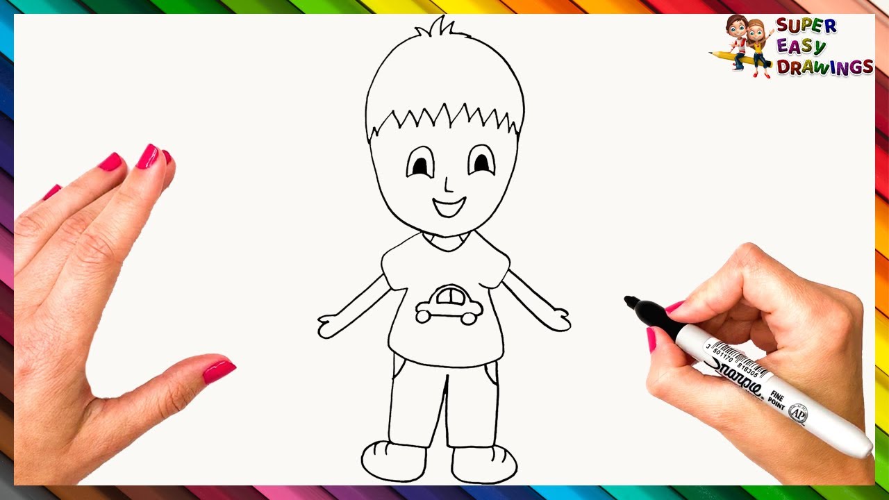 How To Draw Boy Pictures Easy To Draw Infoupdate Org